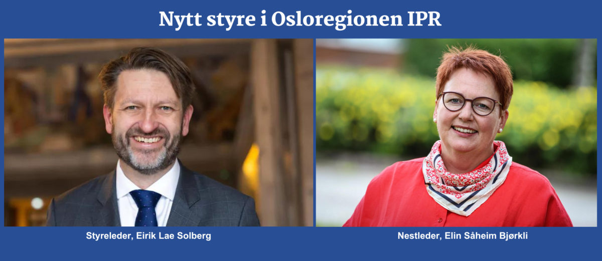 Nytt styre i Osloregionen IPR - Osloregionen